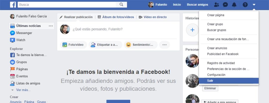 Cómo iniciar sesión en Facebook rápidamente cuando tienes varias cuentas