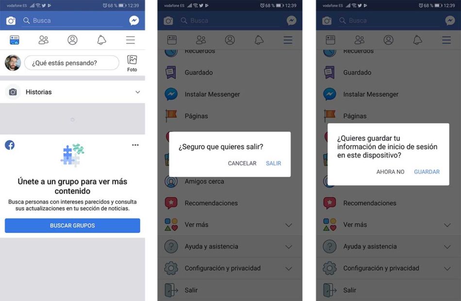 Cómo iniciar sesión en Facebook rápidamente cuando tienes varias cuentas