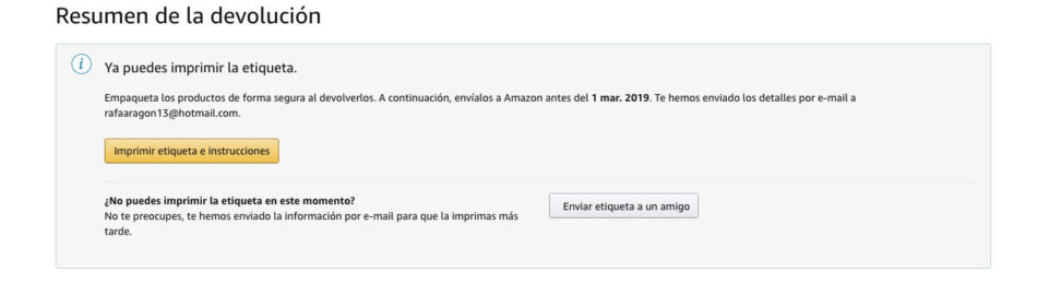 Todos los pasos y opciones para hacer una devolución en Amazon