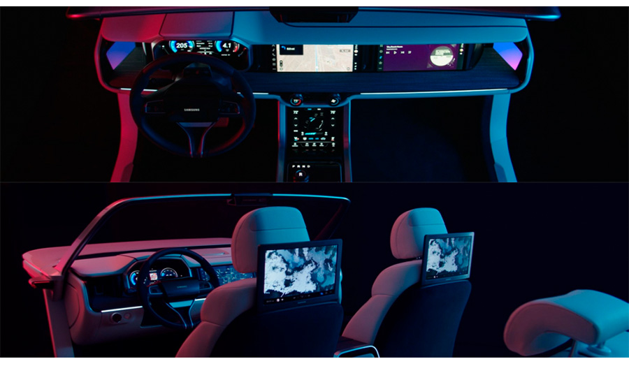 Digital Cockpit 2019, Samsung nos enseña el interior del coche del futuro