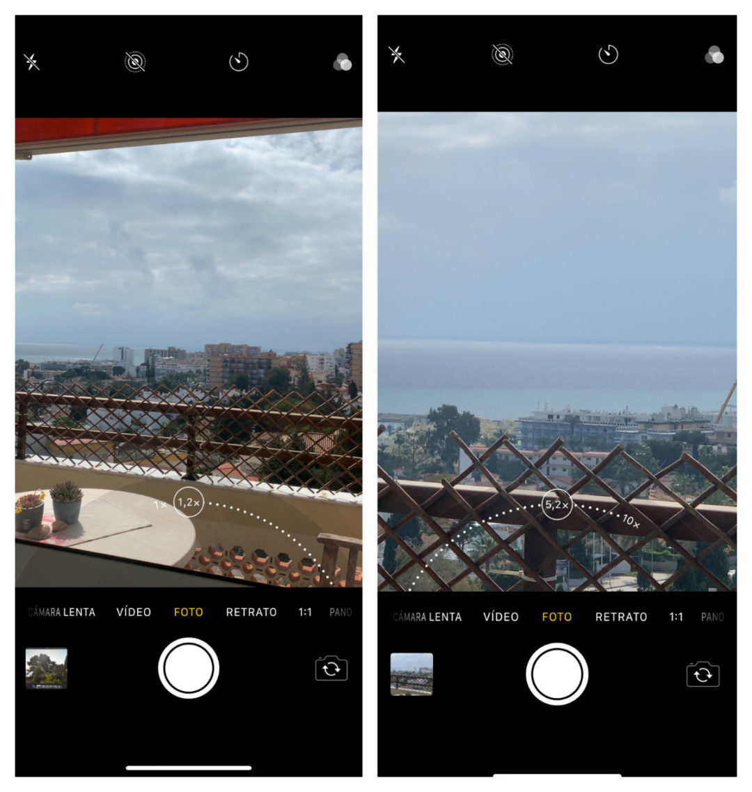 Cómo hacer zoom con la cámara del iPhone
