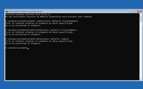 Solución al error BAD SYSTEM CONFIG INFO de Windows 10