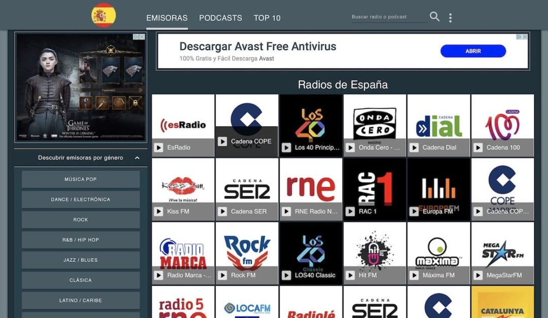 5 páginas para escuchar música en online gratis sin descargar