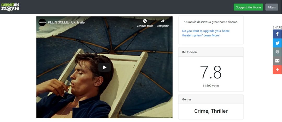 Las 5 mejores webs de recomendaciones de películas