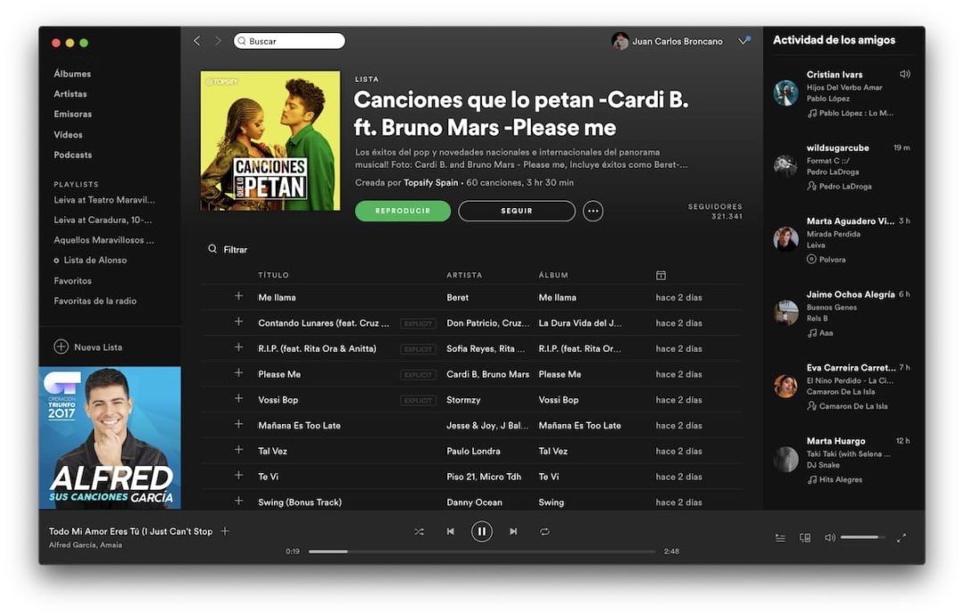 Topsify, lo nuevo de Spotify para escuchar Top de canciones de 2019