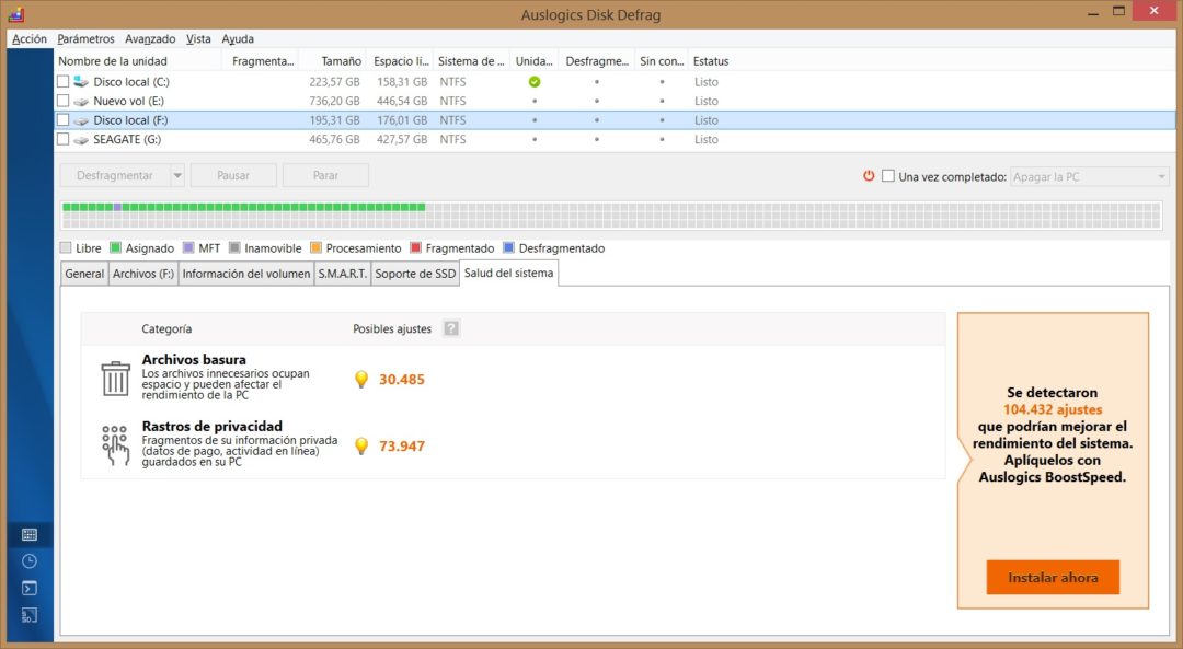 7 aplicaciones para desfragmentar un disco duro más eficientemente