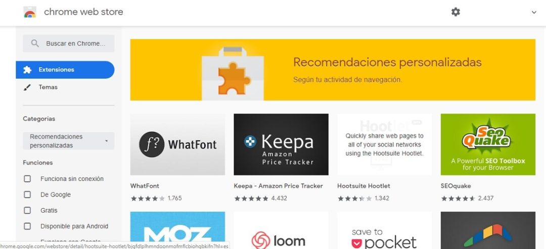 Google Chrome Web Store, qué es y cómo instalar aplicaciones, juegos y ...