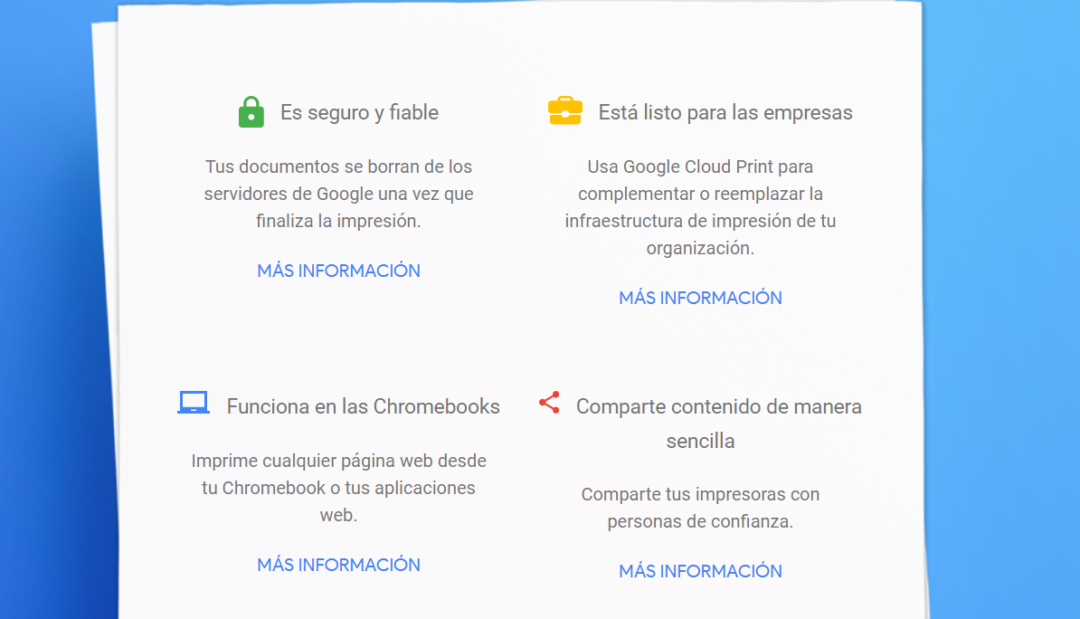 Google Cloud Print, qué es, cómo funciona e impresoras compatibles