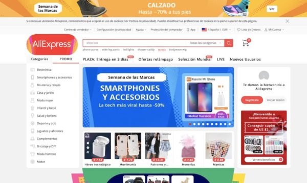 Aliexpress, ¿comprar por Internet o en la tienda física?