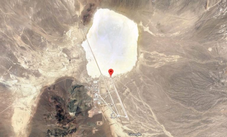 Cómo visitar el Área 51 a través de Google Maps