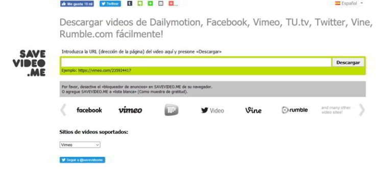Cómo descargar vídeos de Vimeo sin usar programas
