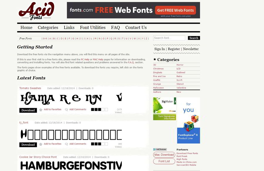 10 webs para descargar tipografías gratis