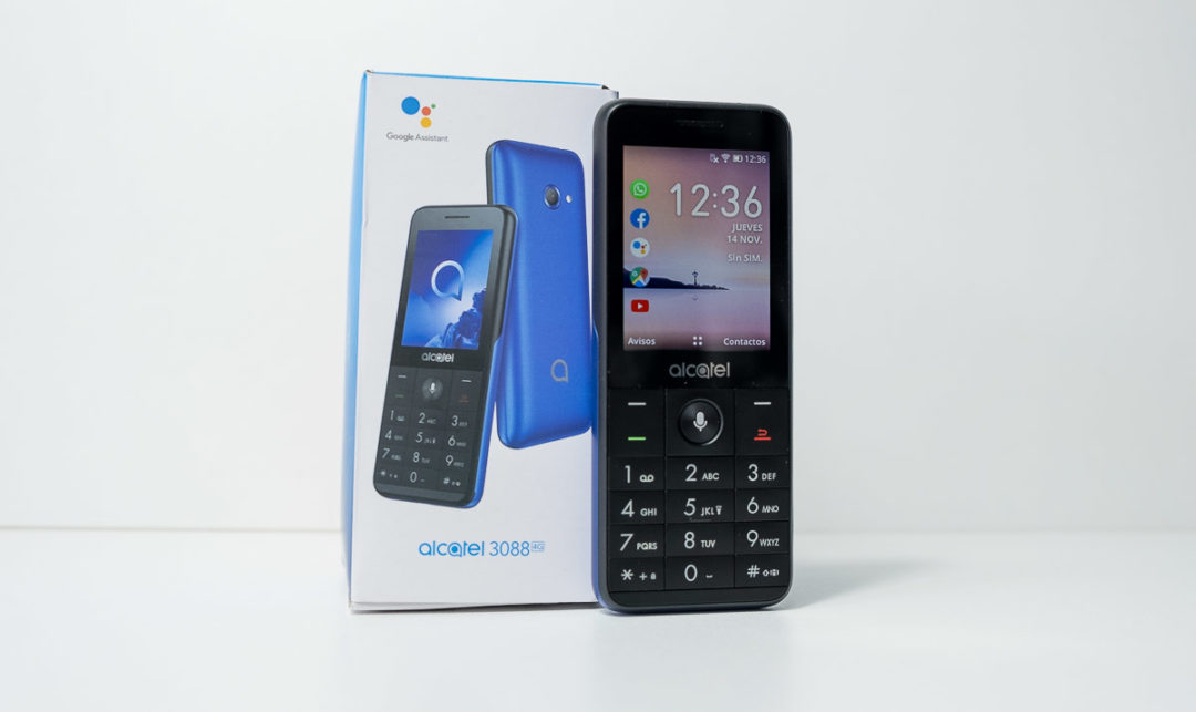 Alcatel 3088, análisis: un móvil de teclas con WhatsApp