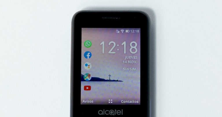 Alcatel 3088, análisis: un móvil de teclas con WhatsApp