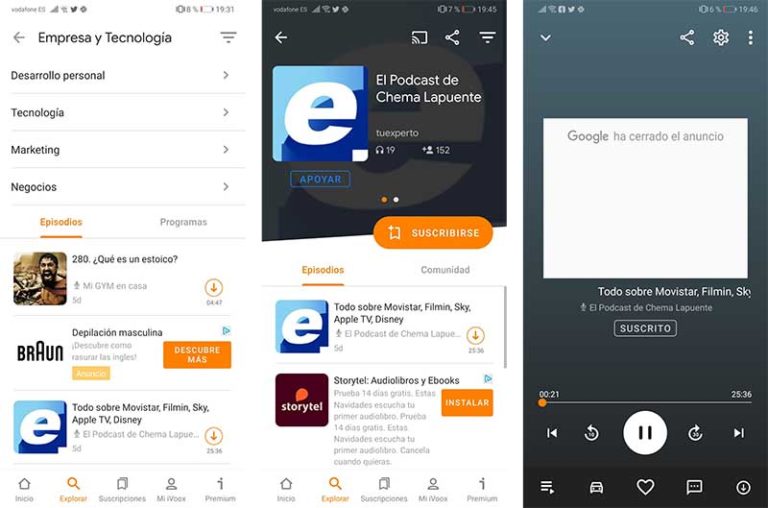 Cómo escuchar y descubrir podcasts