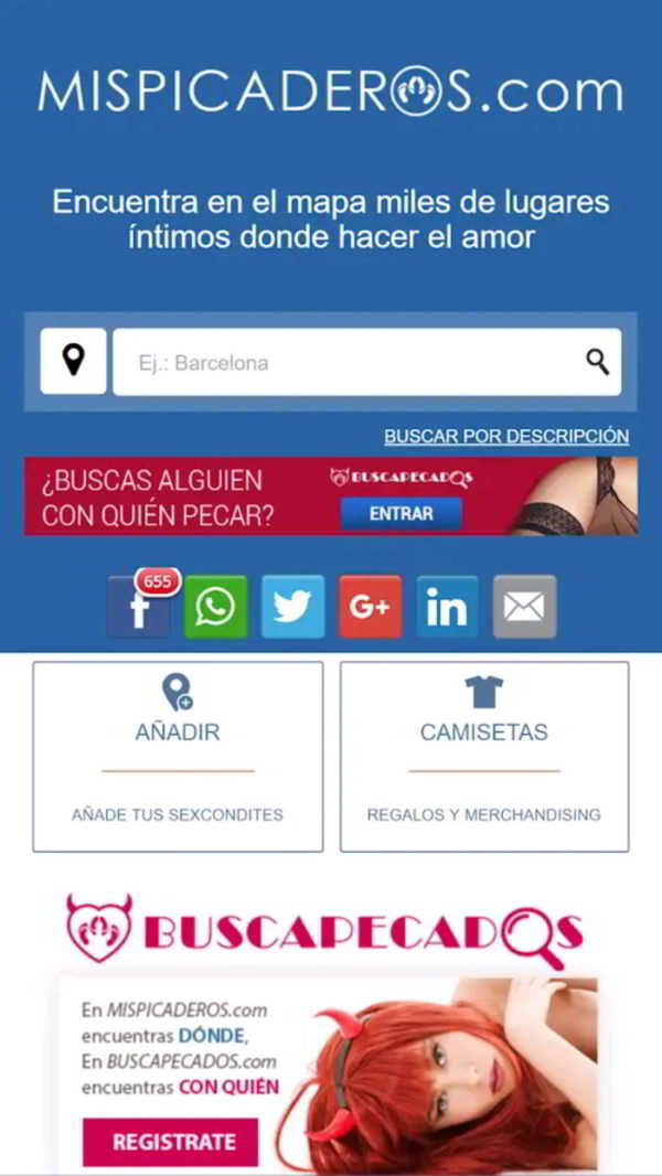 Cómo encontrar lugares íntimos con la app y web Mispicaderos