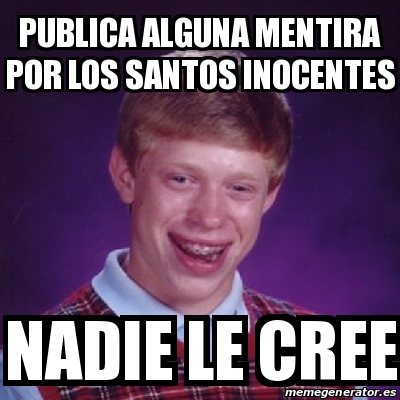 Los memes más graciosos del Día de los Santos Inocentes