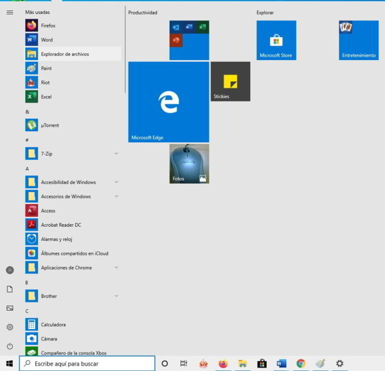 Cómo personalizar el botón Inicio de Windows 10