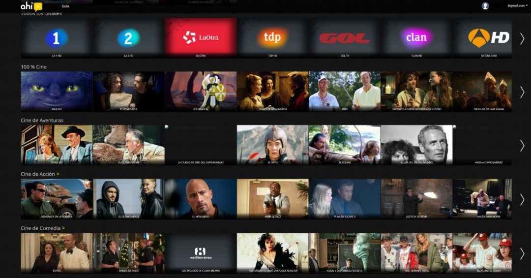 Canales de tele gratis con Ahí+ TV, ¿merece la pena?