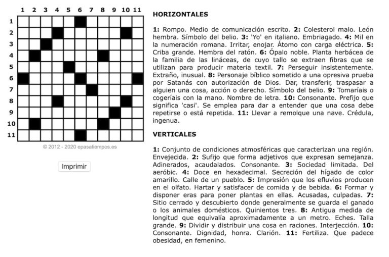 100 pasatiempos para toda la familia para descargar e imprimir