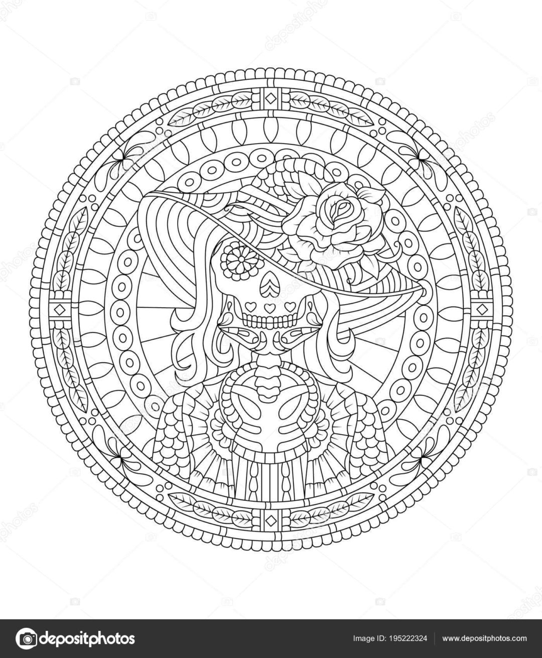 Una colección de 20 dibujos de mandalas para descargar y colorear en ...