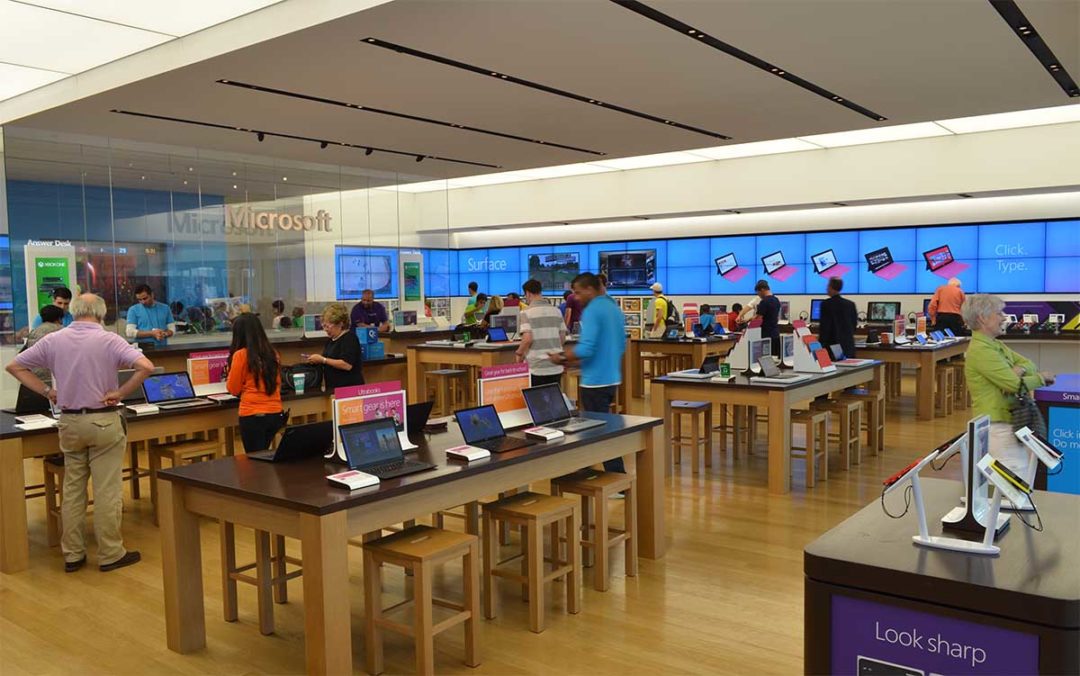 Adiós a las tiendas físicas de Microsoft