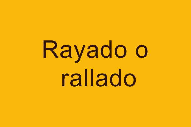 ¿Rayado o rallado? Diccionario de dudas para escribir bien en Internet