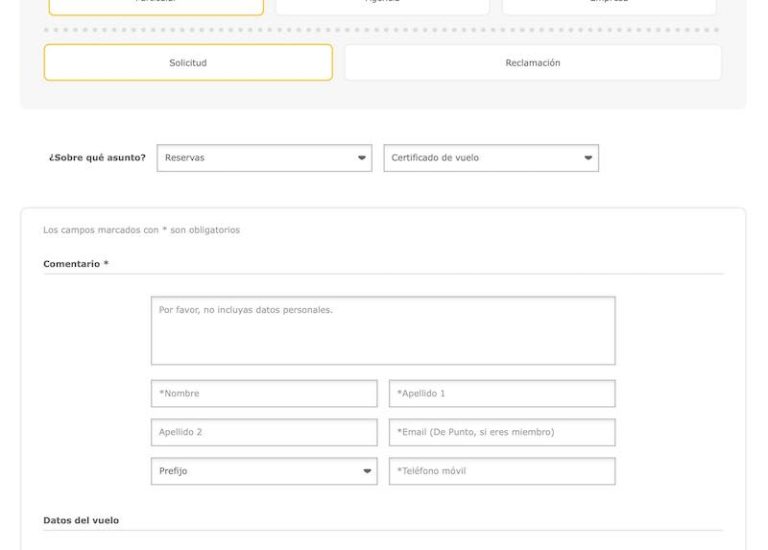 Atención al cliente de Vueling: teléfono, contacto y correo de soporte