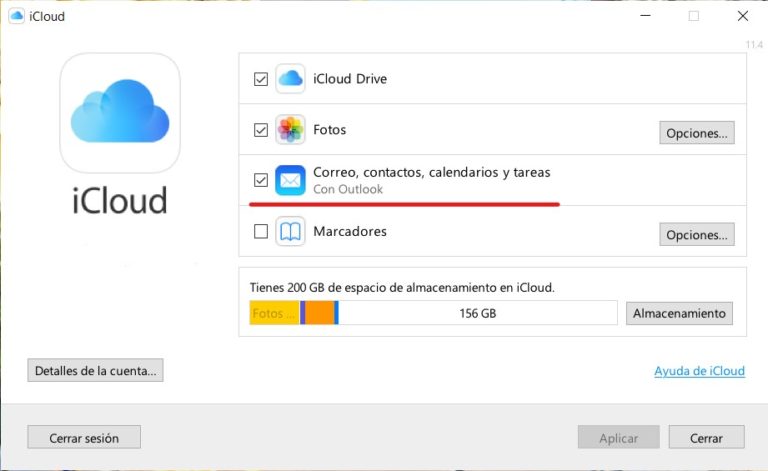 Cómo configurar iCloud en Windows 10