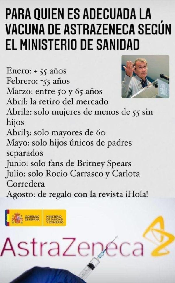 Los 10 memes de la vacuna de Astrazeneca más divertidos de la red