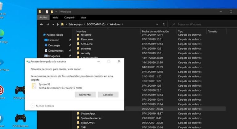 Esto es lo que pasa si borras la carpeta System32 de Windows