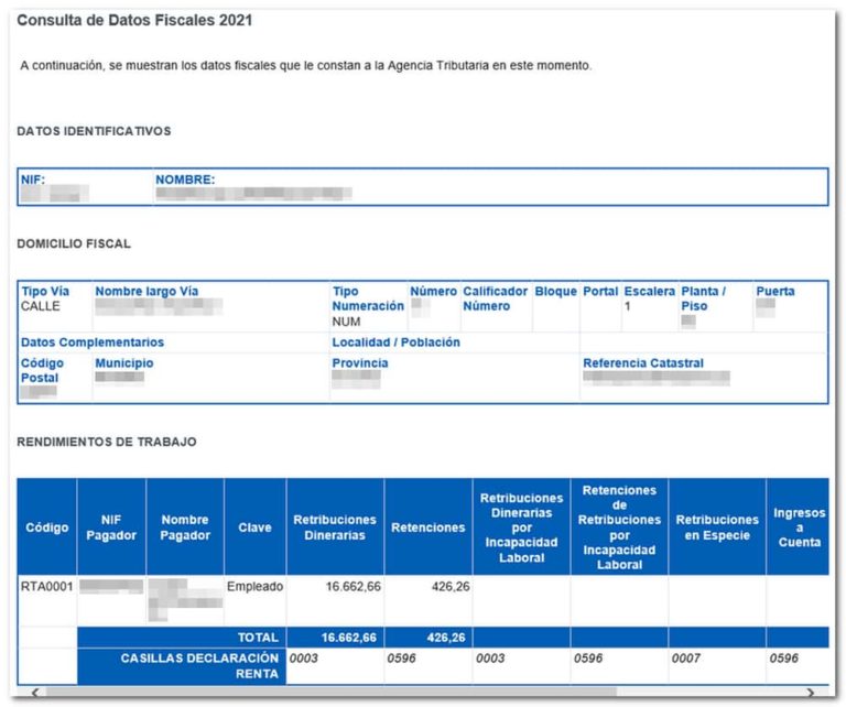 Cómo descargar los datos fiscales de 2021 de cara a la Declaración de la Renta