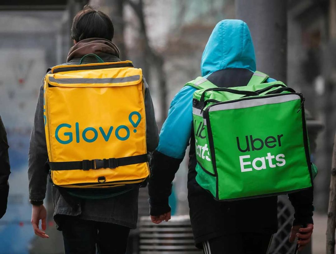 Uber Eats o Glovo, ¿cuál es la mejor app para pedir comida?