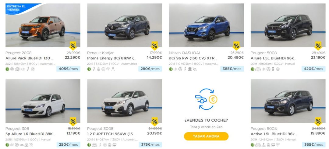 Éstas son las mejores opciones si quieres comprar un coche de segunda ...