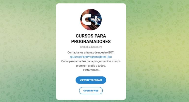 Los mejores canales de Telegram para aprender programación