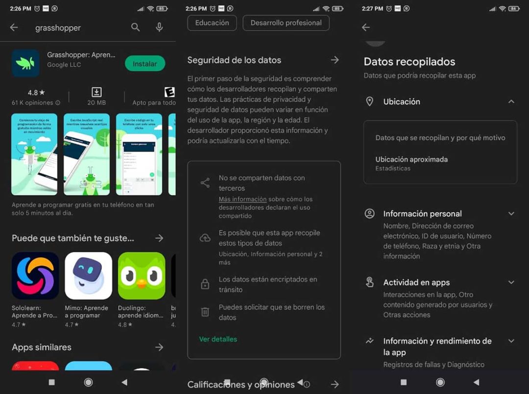 Cómo ver los datos que comparten tus apps en un móvil Android