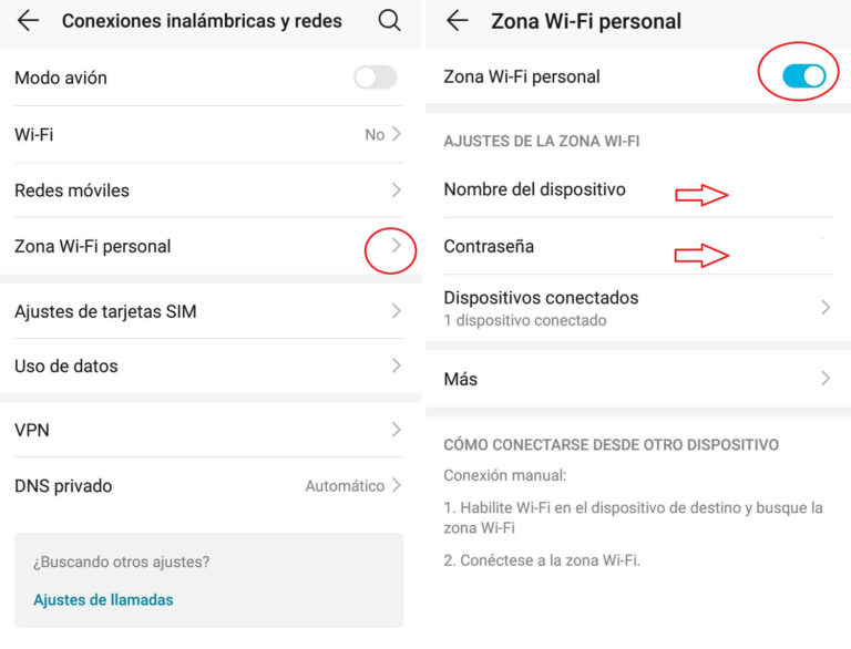 ️ Cómo crear paso a paso una zona WiFi con el móvil para tener Internet