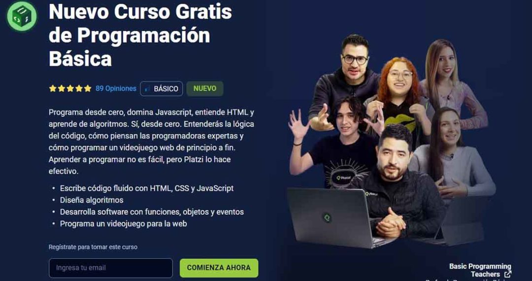 10 cursos gratis para aprender a programar