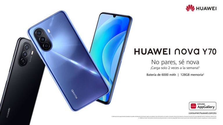 HUAWEI nova Y70: un móvil cuya batería te dejará con la boca abierta