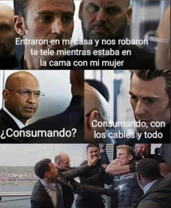Los chistes más divertidos con el meme del Capitán América