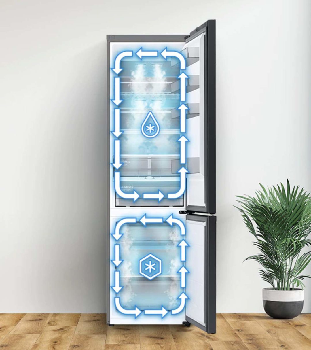 Samsung BESPOKE RB38A7B6AS9, frigorífico de gran capacidad repleto de tecnología