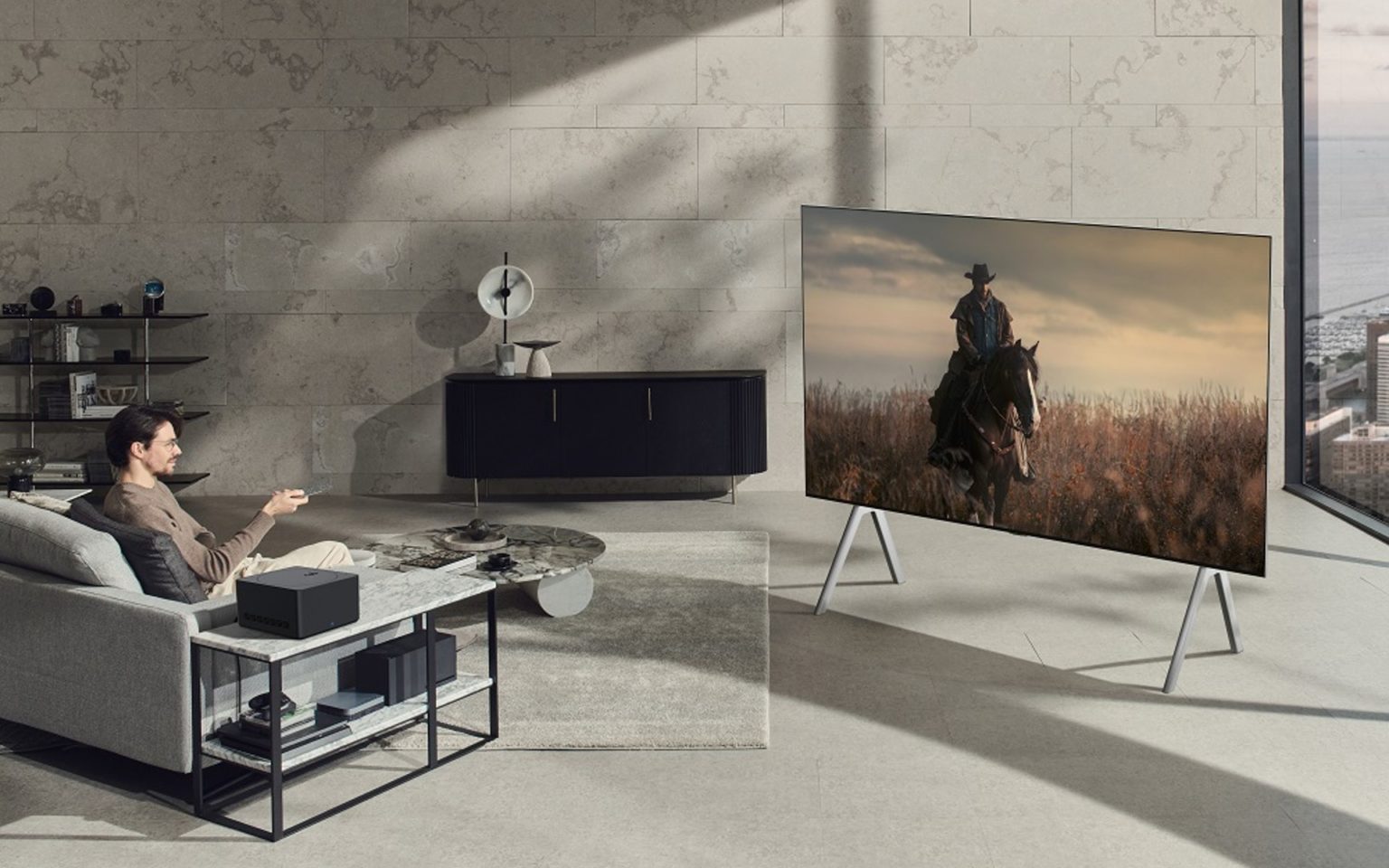 LG Signature OLED M, un televisor de casi 100 pulgadas para montarte ...