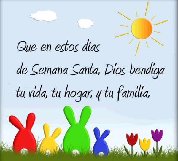 20 imágenes con frases para celebrar la Semana Santa por WhatsApp