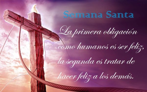 20 imágenes con frases para celebrar la Semana Santa por WhatsApp