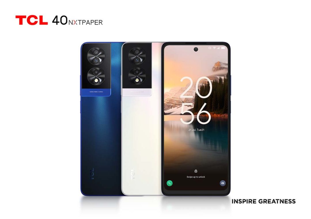 TCL 40 NXTPAPER y TCL 40 NXTPAPER 5G, dos móviles de gama media con una pantalla que simula la ...