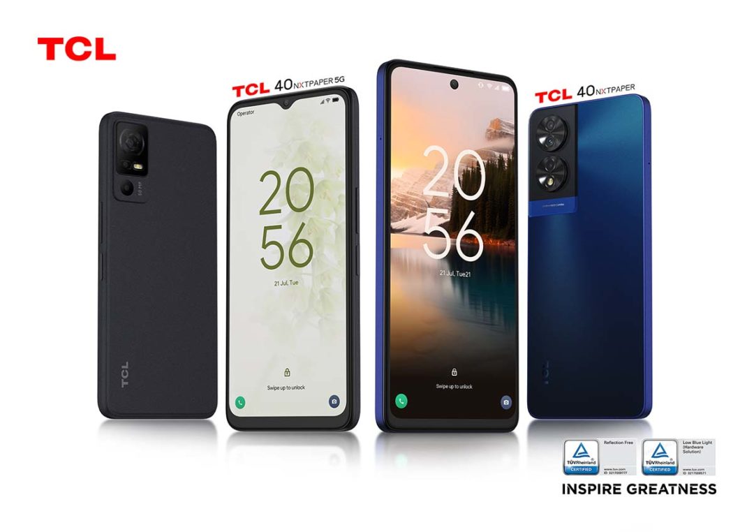 TCL 40 NXTPAPER y TCL 40 NXTPAPER 5G, dos móviles de gama media con una pantalla que simula la ...
