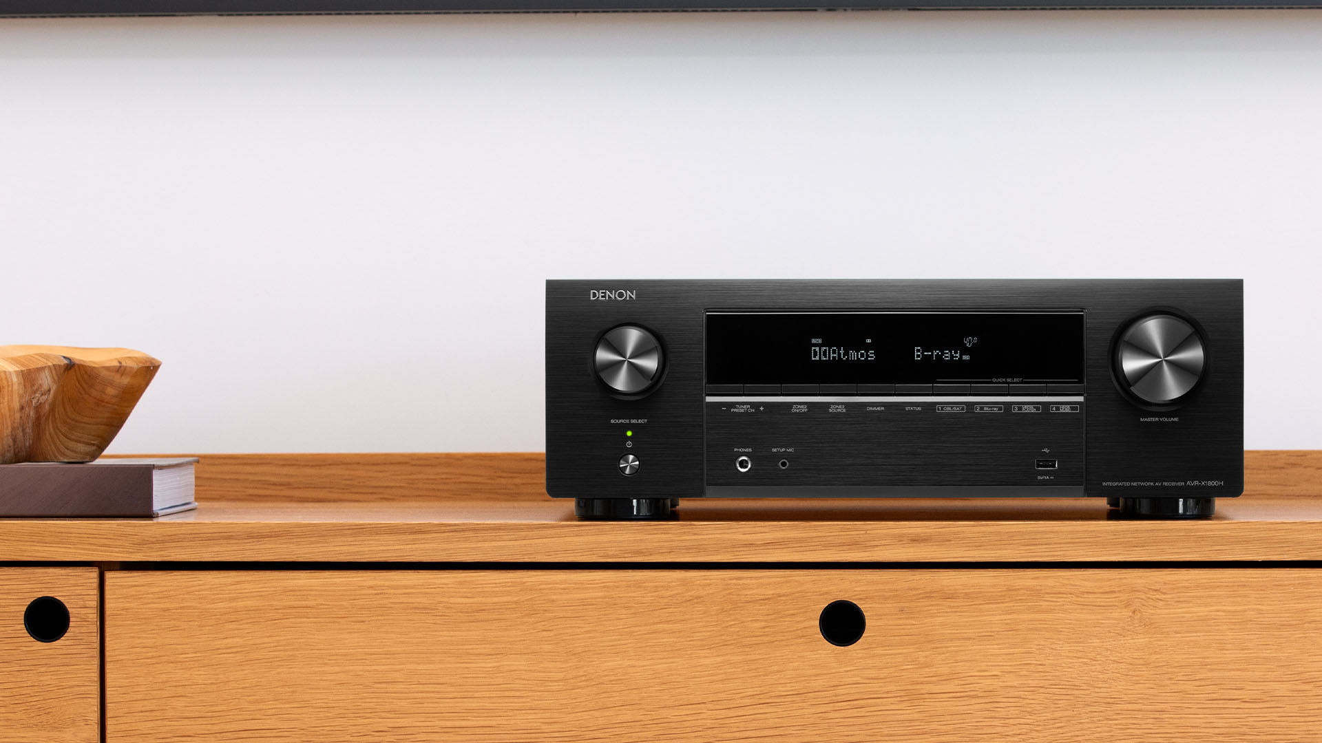 Denon AVR-X1800H, un receptor AV de 7.2 canales con sonido 3D y compatible con 8K