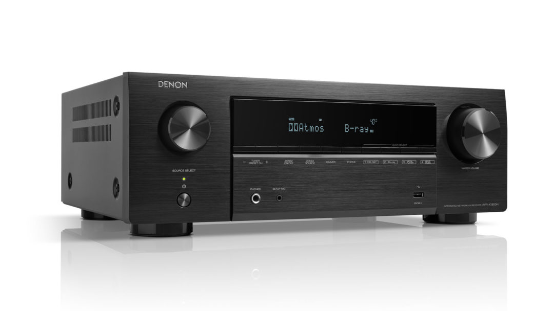 Denon AVR-X1800H, un receptor AV de 7.2 canales con sonido 3D y compatible con 8K