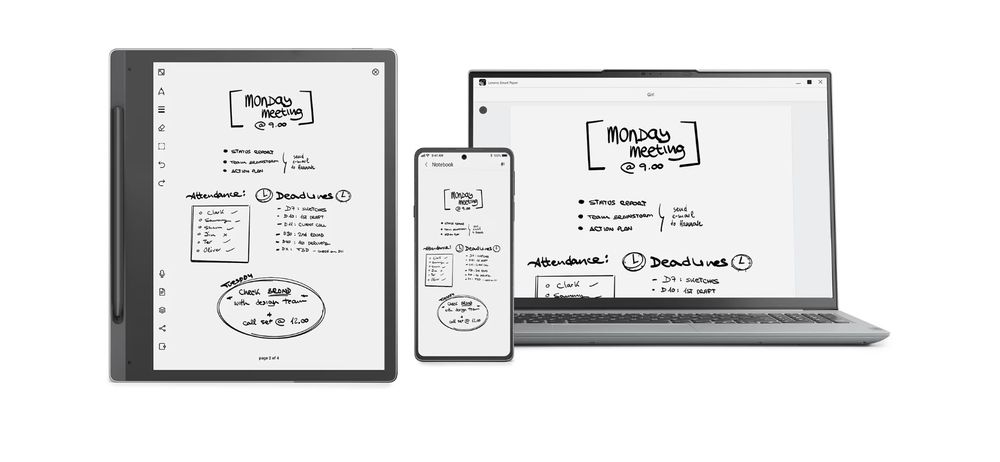 Lenovo Smart Paper, un bloc de notas digital ligero para estudiantes y ...