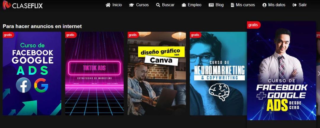 Claseflix, el Netflix de los cursos con clases gratis para ayudarte a ...
